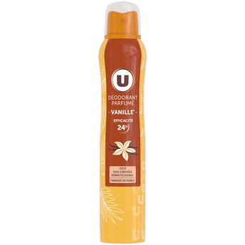 U Déodorant vanille, 200ml | Klandko