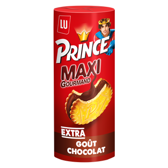 Biscuits fourrés au chocolat Maxi Gourmand PRINCE, paquet de 250g | Klandko