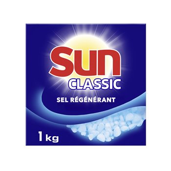Sel regénérant Sun additifs Lave-vaisselle - 1kg | Klandko